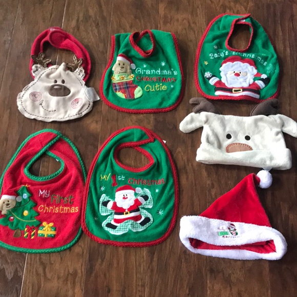 Accessories | 5 Bibs And 2 Hats | Poshmark